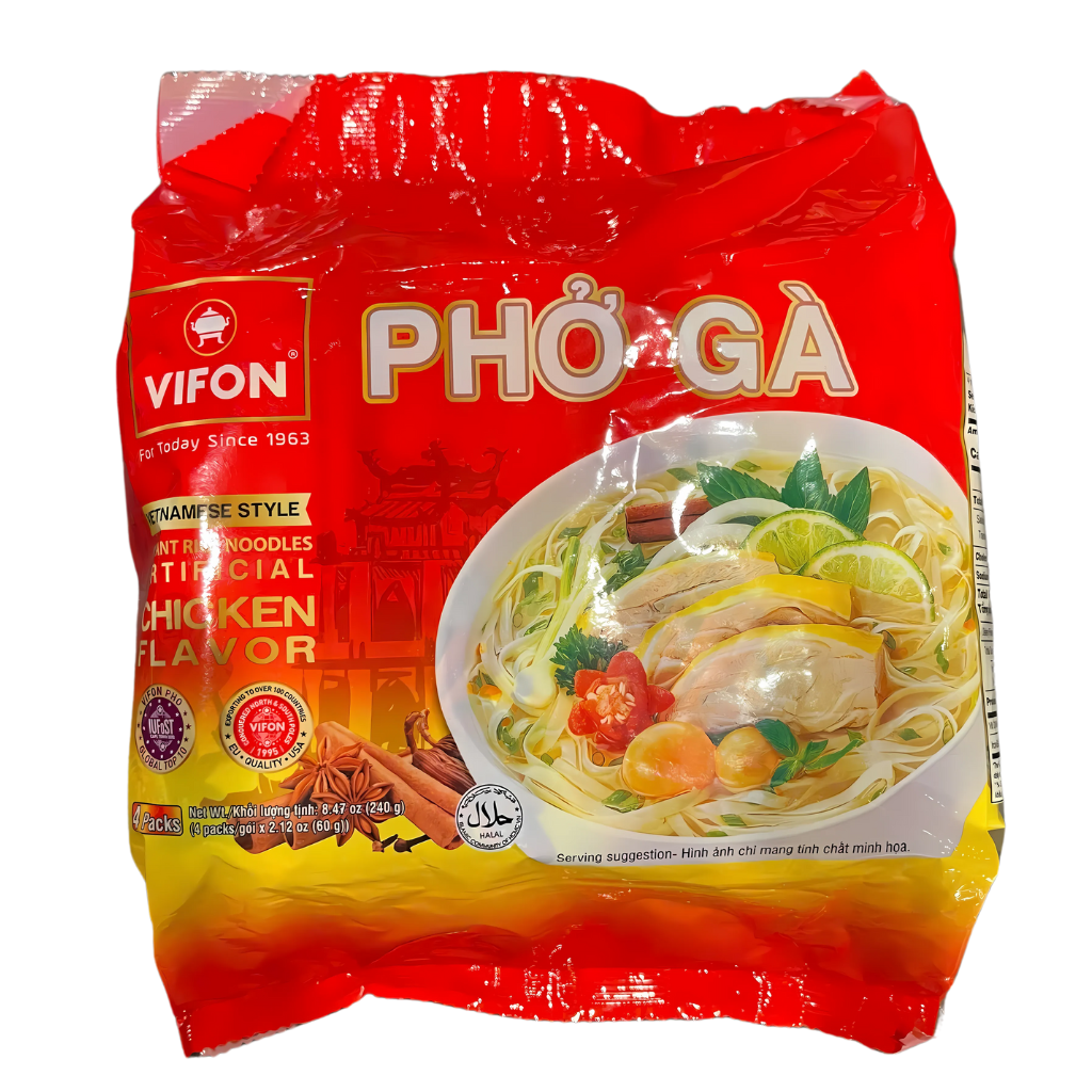 Get Vifon Pho Chicken Flavour 4 Packs 8.47oz Delivered | Weee! Asian Market
