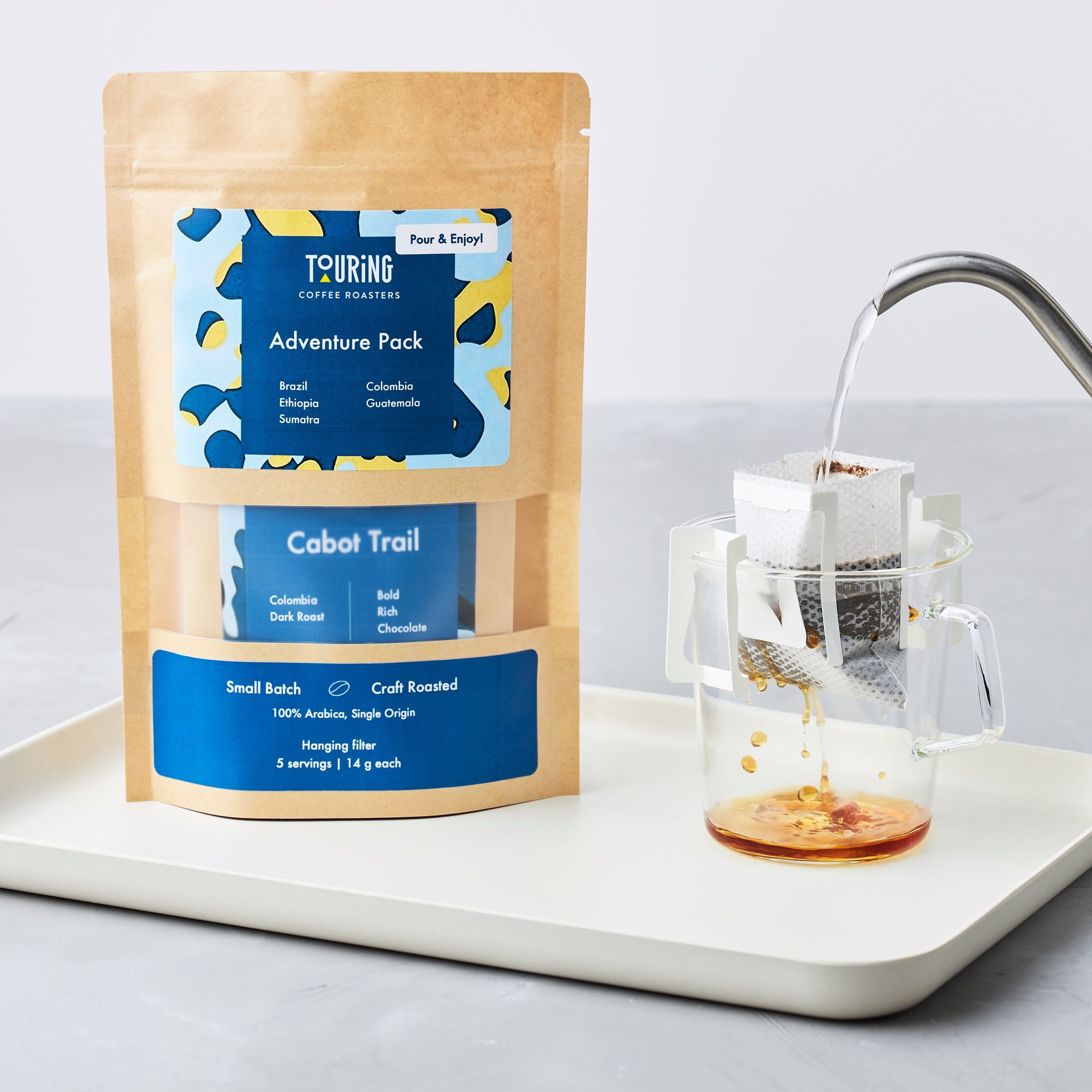 Get Touring Coffee Roasters - Pour Over Adventure Variety Pack ...