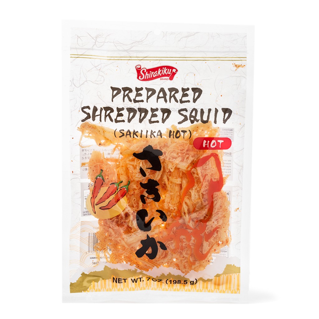 Get Shirakiku Prepared Shredded Squid Sakiika Hot Flavor Delivered ...