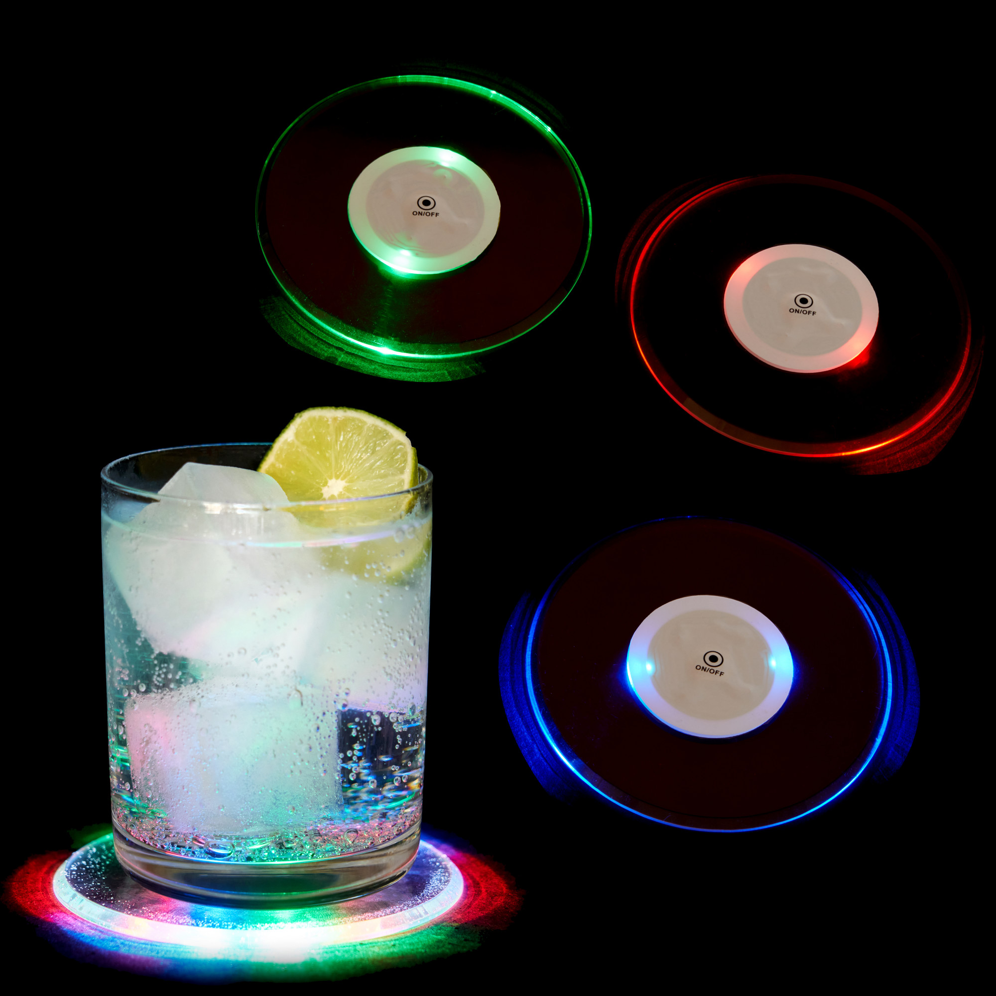 LED Coaster Set by True - Weee!