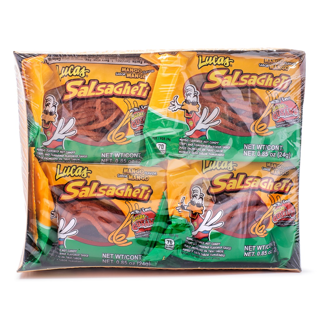 Lucas Salsagheti Mango Flavored Candy - Weee!