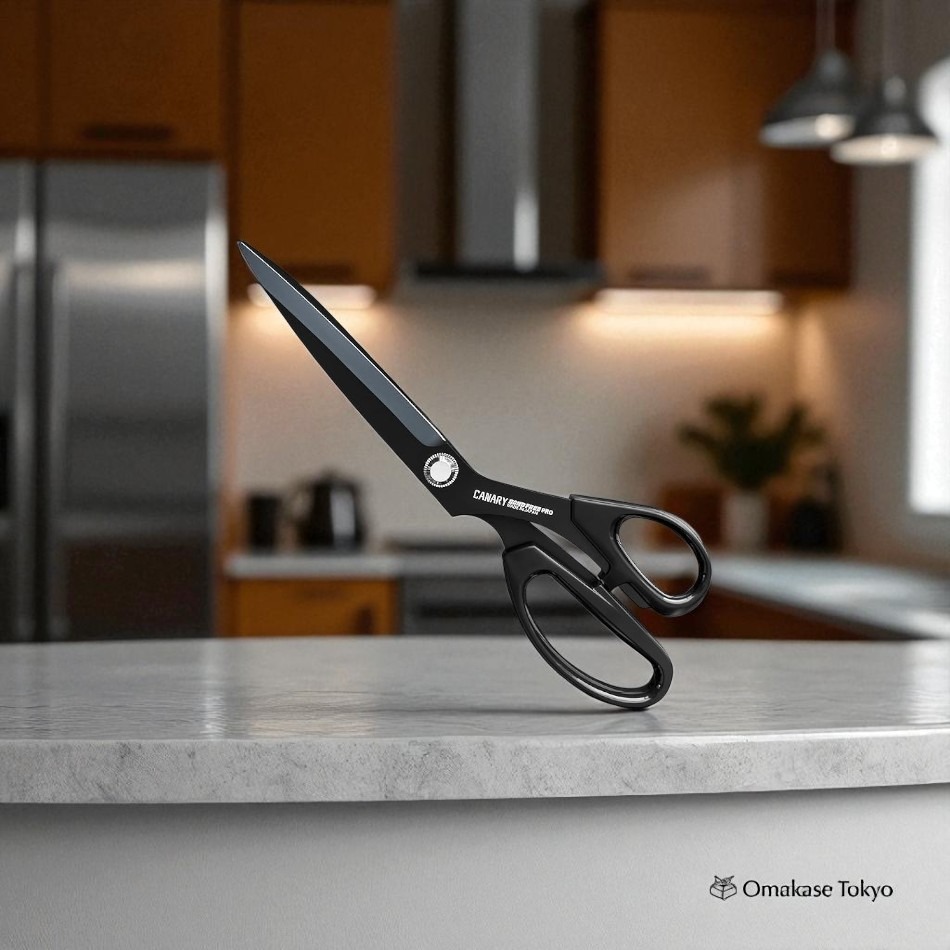 Hasegawa Cutlery Scissors, Bond Free, Black 195g - Weee!