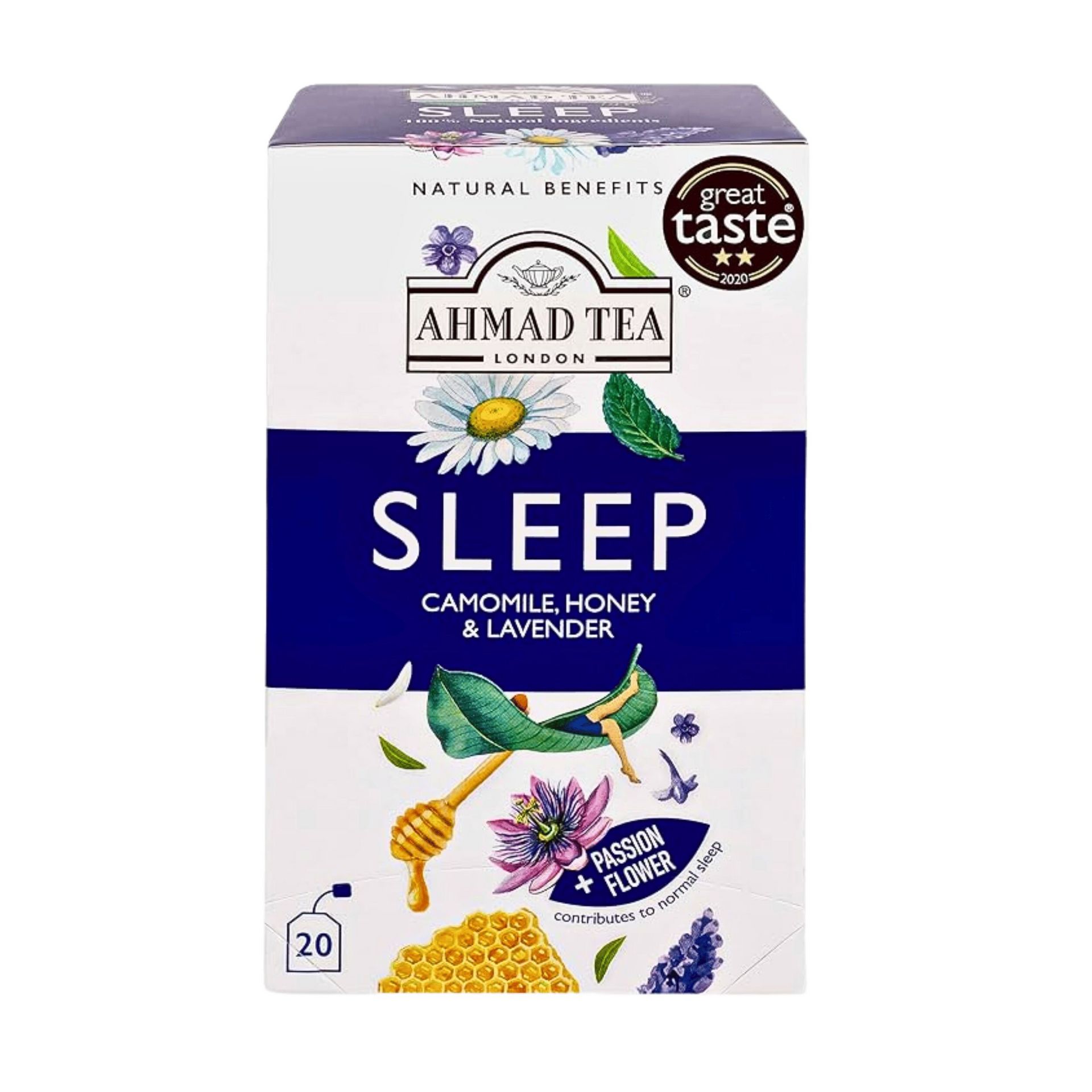 AHMAD TEA - 'Sleep' Infusion-Herbal Tea(20TeaBags) - Weee!