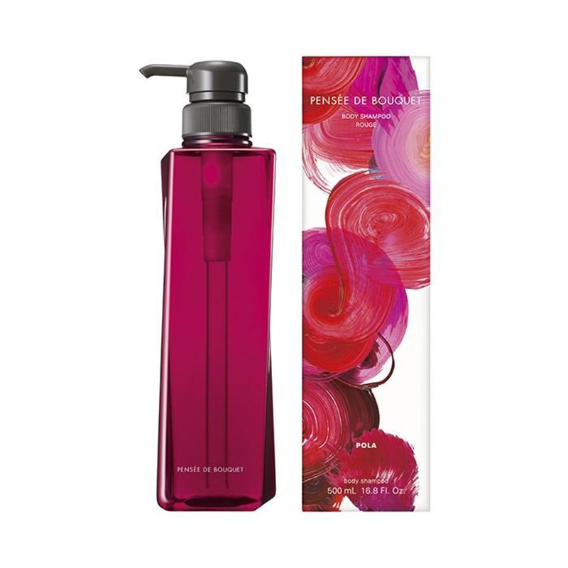 Get POLA Rose scented shower gel 500ml Rose scent Rich foam ...