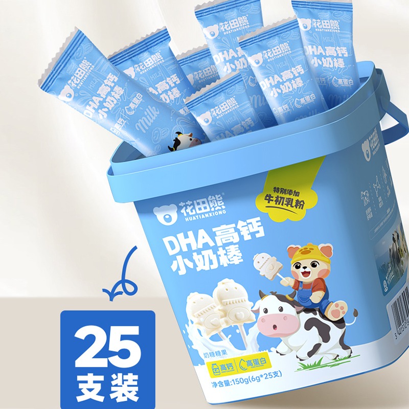 Get Huatian Bear DHA High Calcium Milk Bar 150g/drum (25 sticks ...