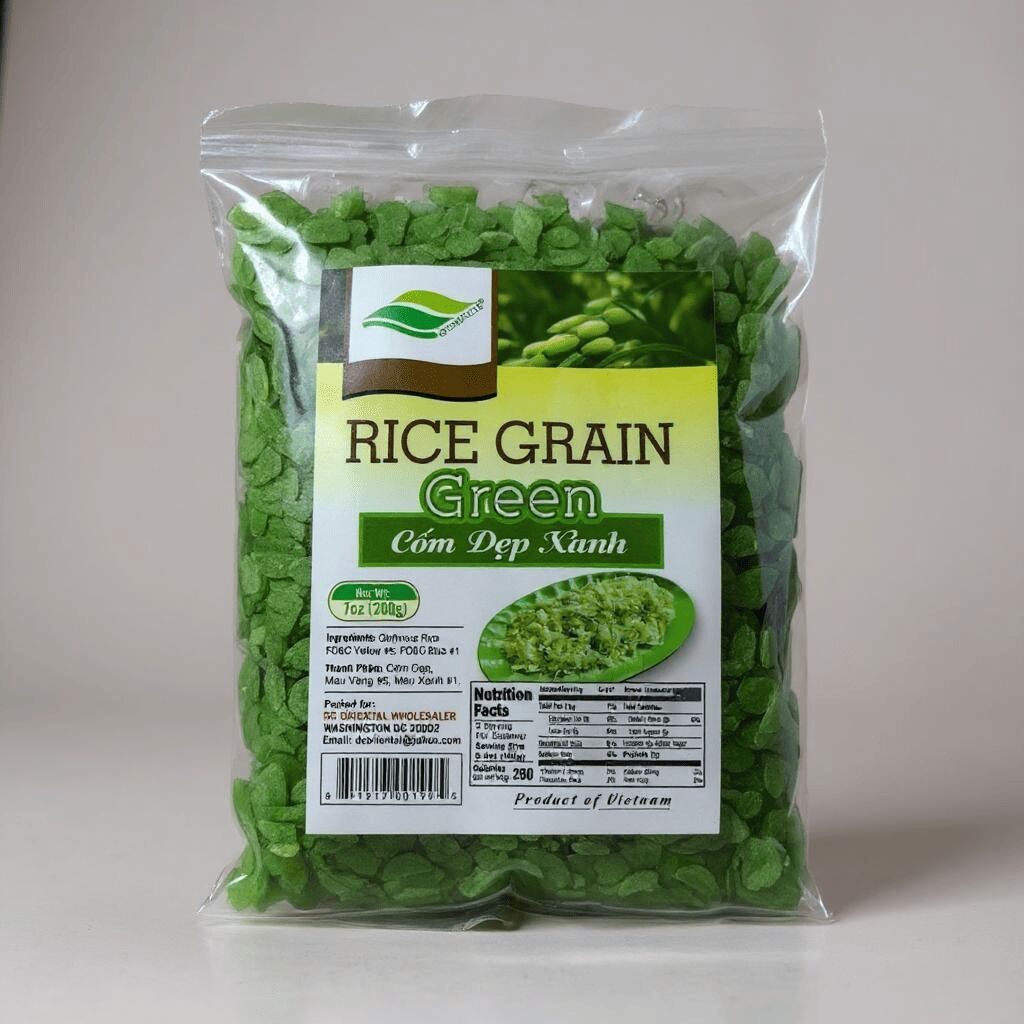 Get Rice Grain Green - Com Dep Xanh Dat San Mien Tay Delivered | Weee ...