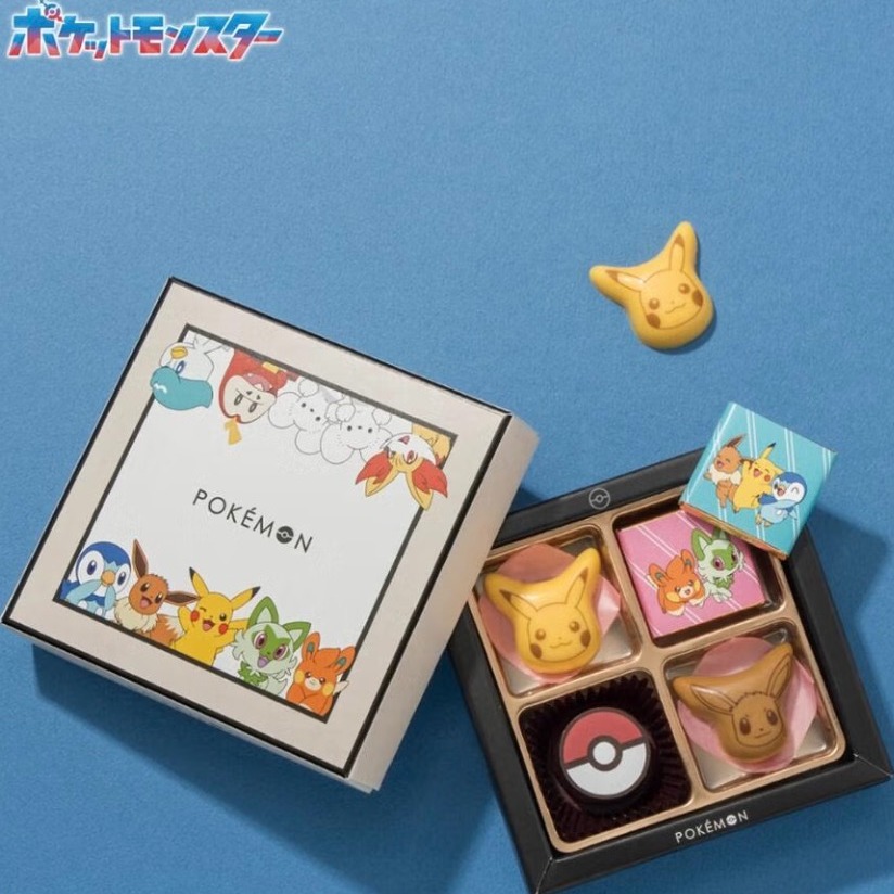Get 25 Valentine Pokemon Pikachu Chocolate Box 5pcs Delivered | Weee ...