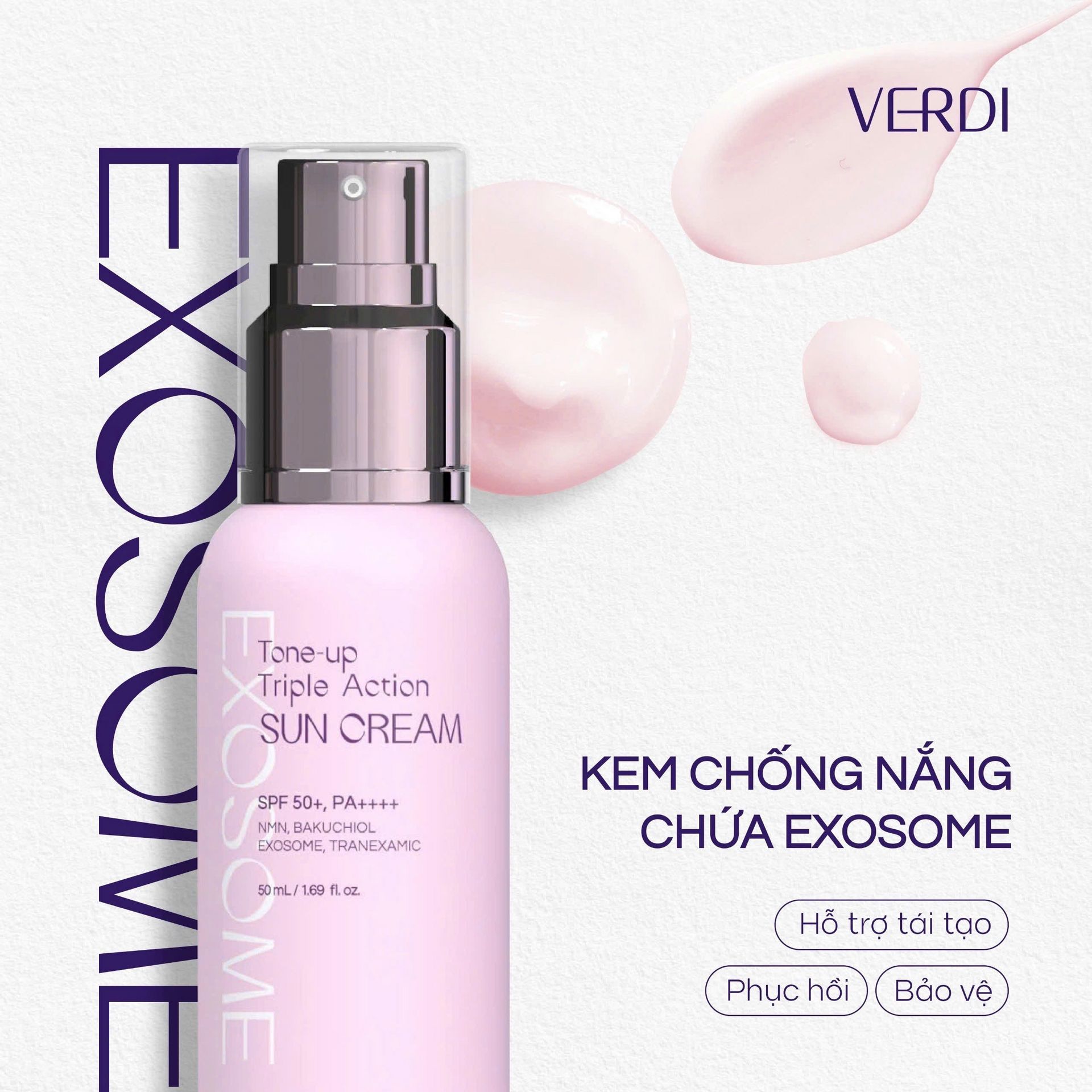 Get Verdi Tone Up Triple Action Sun Cream SPF50+PA++++ Delivered | Weee! Asian Market