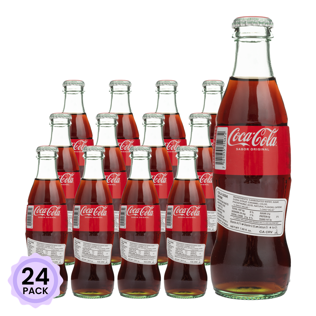Get Mini Coke Mexican Coca Cola Soda 237 ml*24 pack Delivered | Weee ...