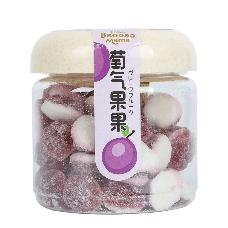 Get Fruit Juice Gummy Candy Chewy Refreshing Snack 218g Grape Flavor ...
