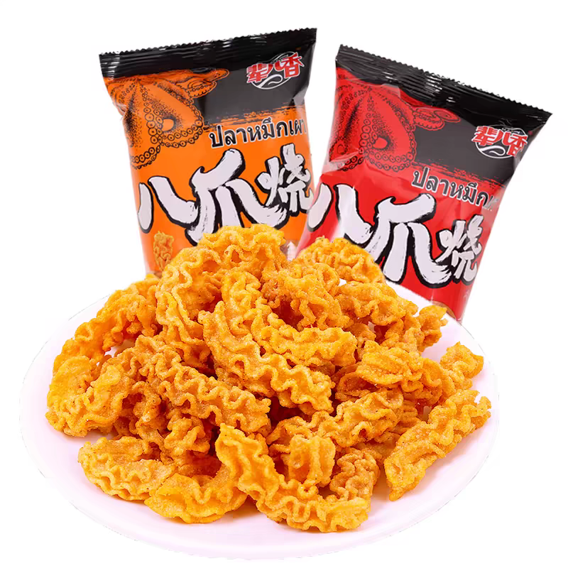 Get Octopus Chips, popular online explosive snack, snack food, crispy ...