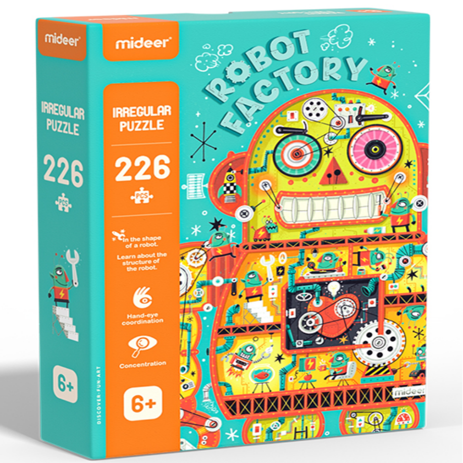 Get Mideer Irregular Puzzle -Robot Factory Delivered | Weee! Asian Market