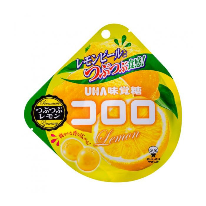 日本UHA悠哈 味觉糖 纯正100%果汁软糖 - 柠檬 - Weee!