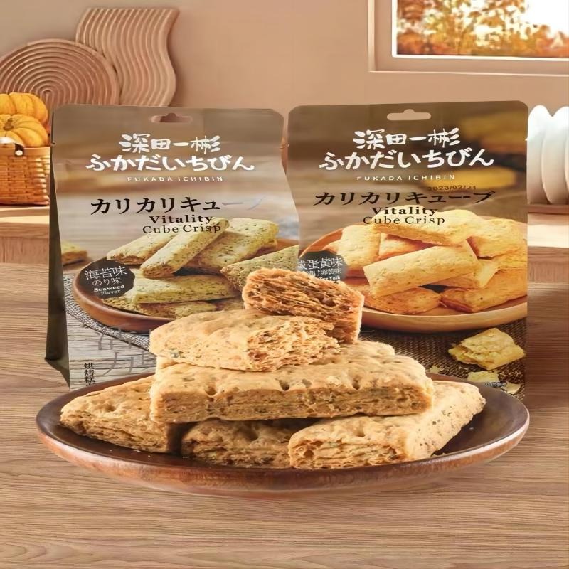 Top savor,Energetic Cube Crisp,Seaweed and salted egg yolk flavor,2 ...