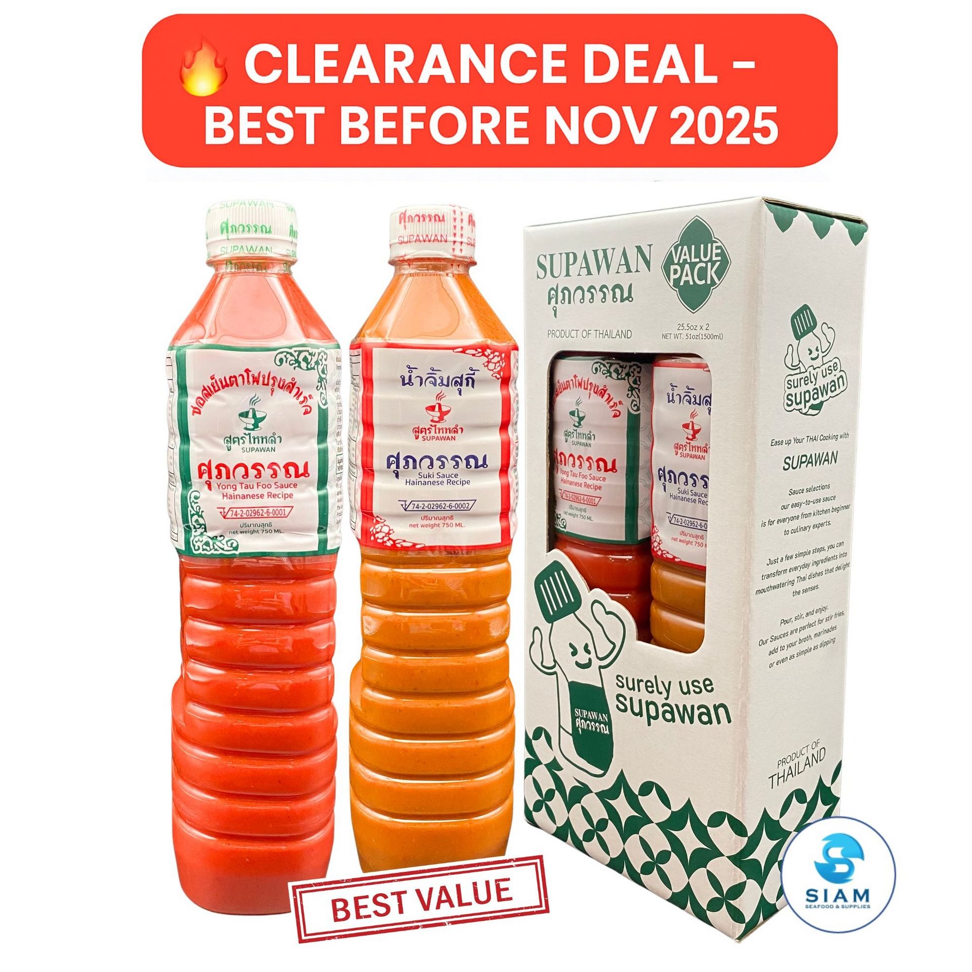 Get (2-Pack) Supawan: Sukiyaki & Yentafo Sauces Delivered | Weee! Asian ...