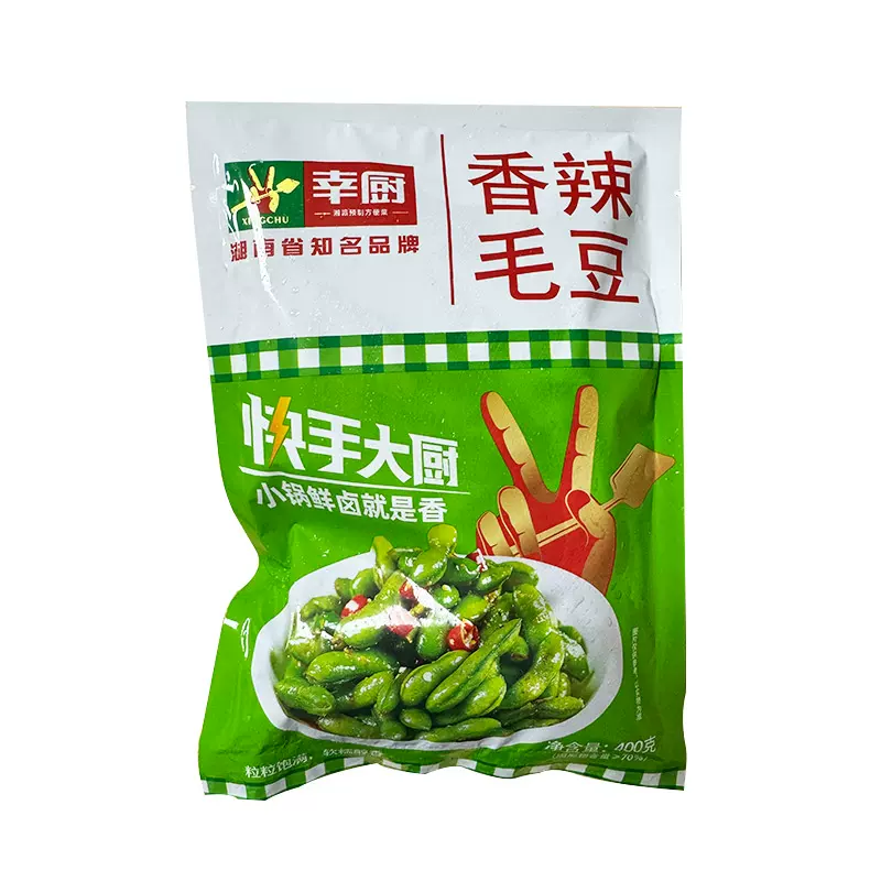 Get Spicy edamame open bag to eat 400g*1 bag Delivered | Weee! Asian Market