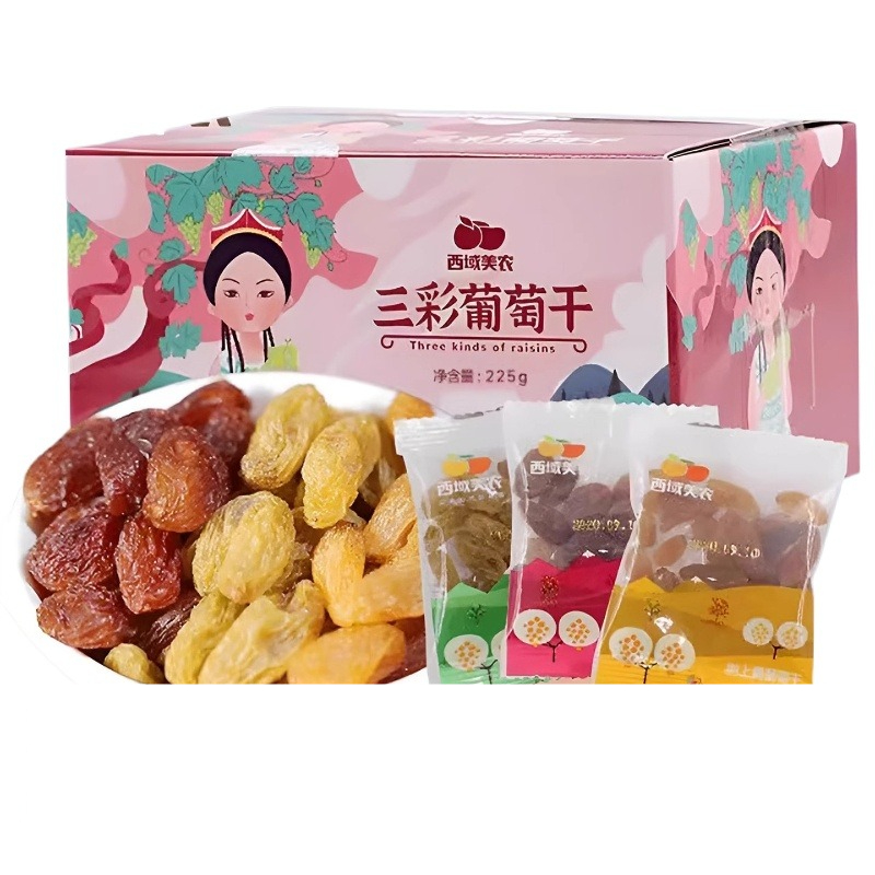 Get Tricolor raisins 225g*1 box Delivered | Weee! Asian Market