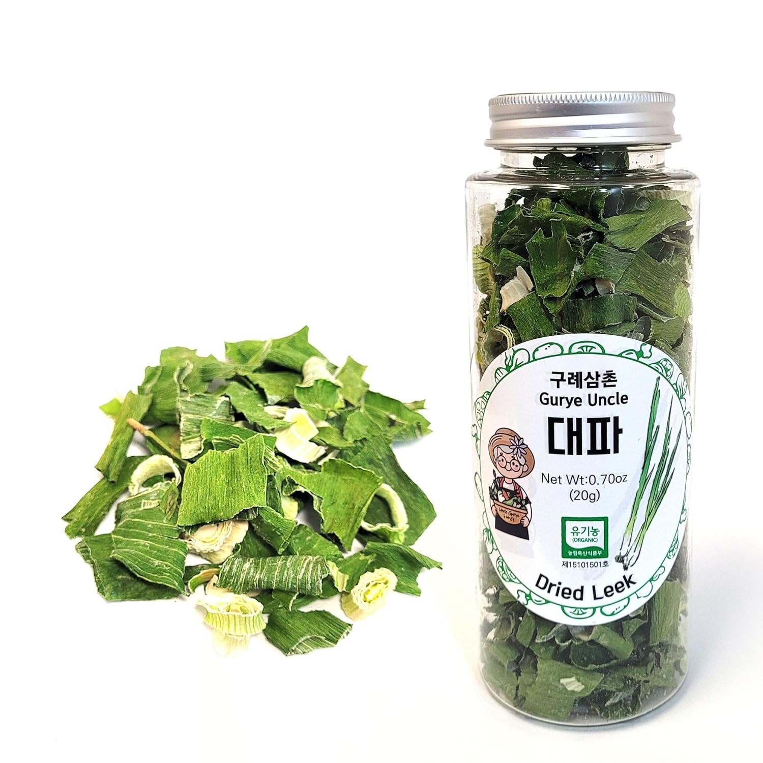 Get Gurye Uncle 100% Korea Natural Dehydrated Vegetable, Leek 20g Delivered | Weee! Asian Market