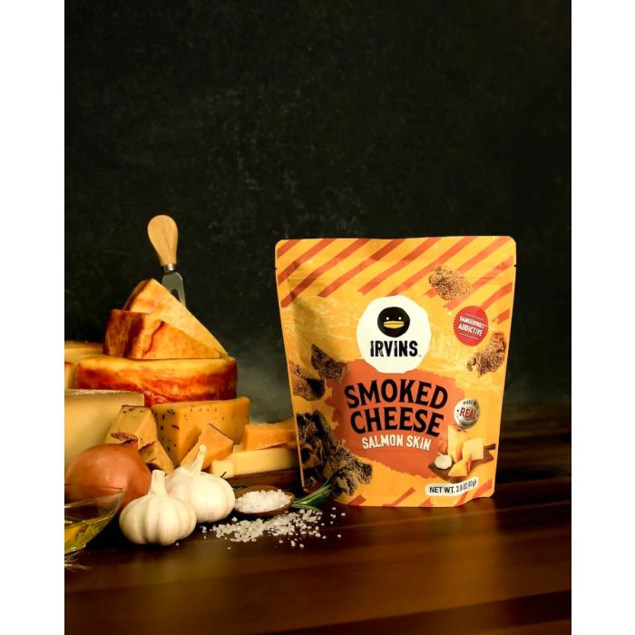 Get Irvins Smoked Cheese Salmon Skin 80g (Best before 01/25/2025) Delivered | Weee! Asian Market