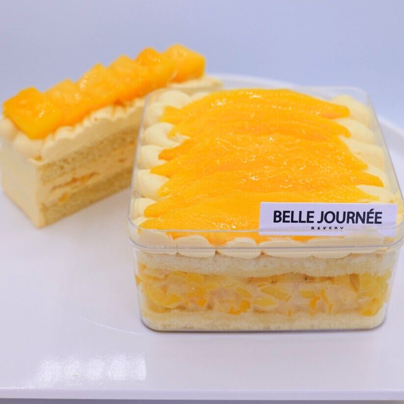 Get Mango Square Mini cake 1 count Delivered | Weee! Asian Market