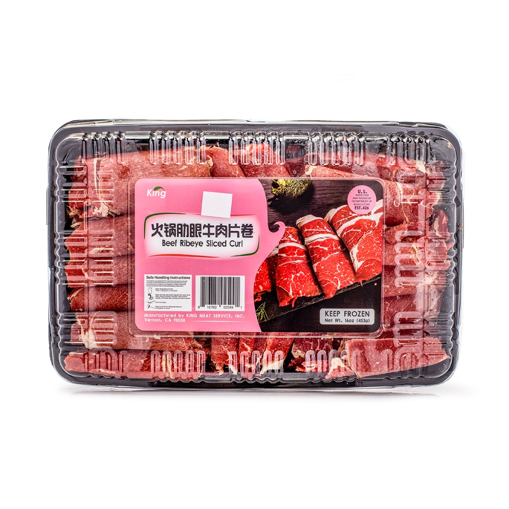 Get Beef Ribeye Sliced Roll, Frozen Delivered | Weee! Asian Market