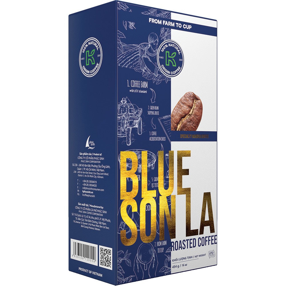 Get K-Coffee Blue Son La Roasted & Ground Arabica 16oz Delivered | Weee ...