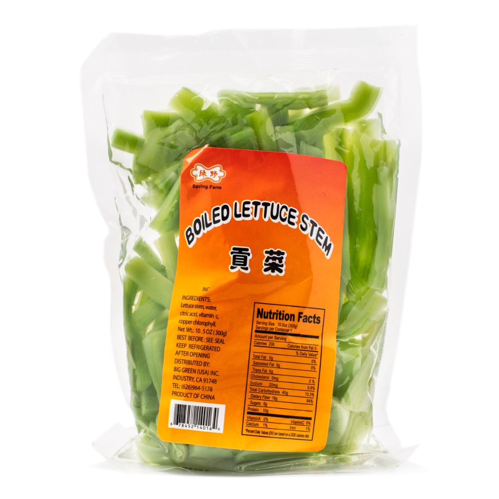 Get Spring Farm Boiled Lettuce Stem Delivered Weee Asian Market