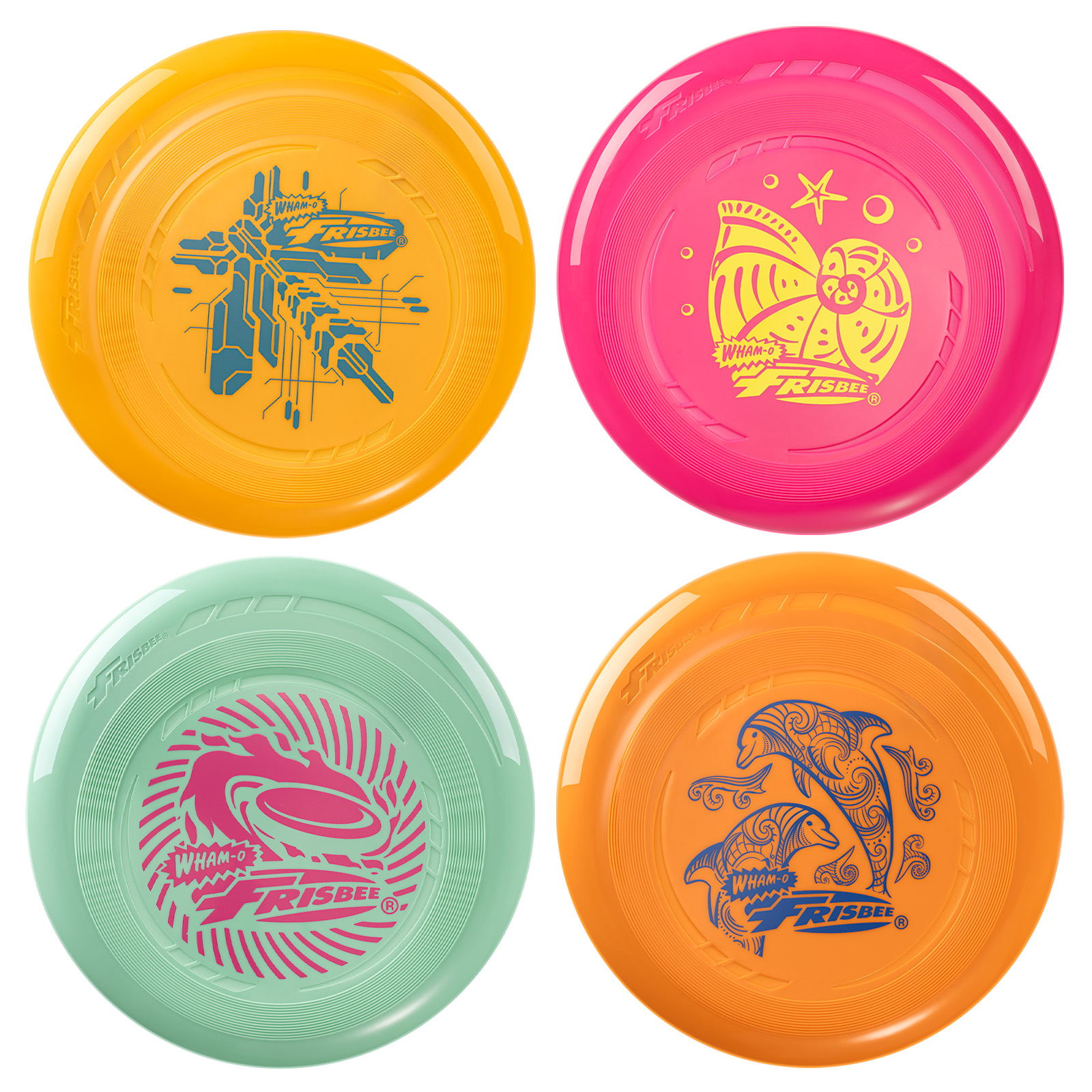 Get Flying Disc for Kids, 9 Inch Toy Set - 4 Pack Delivered | Weee ...