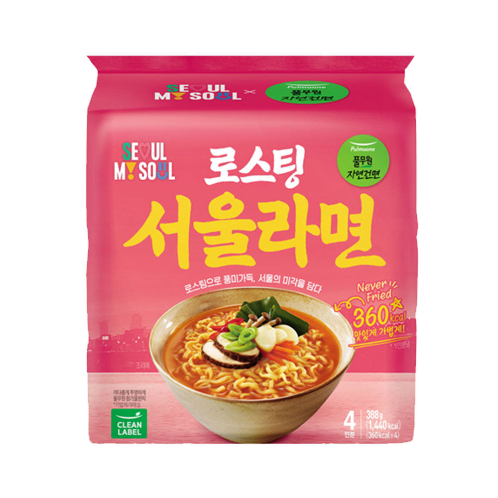 Get Pulmuone Roasting Seoul Ramen 97g x 4p Delivered | Weee! Asian Market