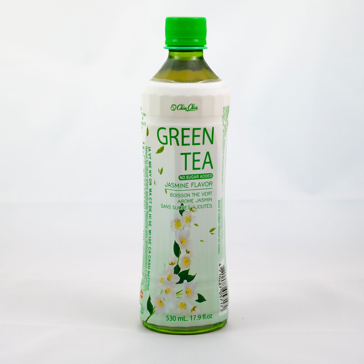 Chin Chin Green Tea Jasmine Flavor No Sugar 530ml - Weee!