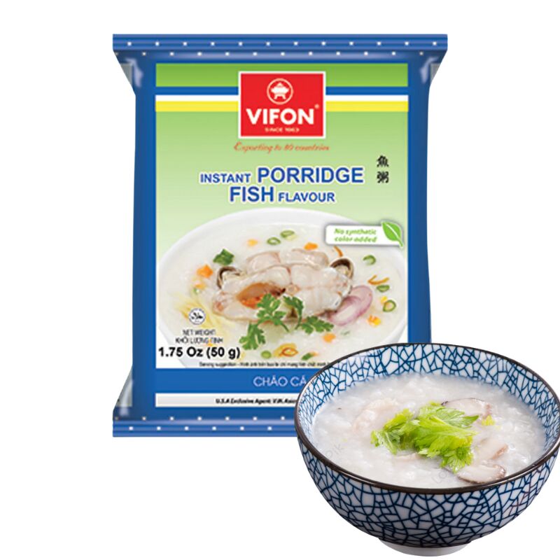 Get [ VIFON ] Instant Fish Porridge Pack 1.76oz Delivered | Weee! Asian ...