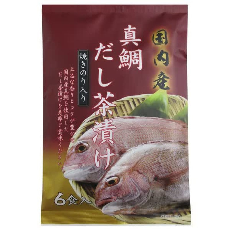 Hagi Red Sea Bream Dashi Chazuke 6 Servings 42g - Weee!