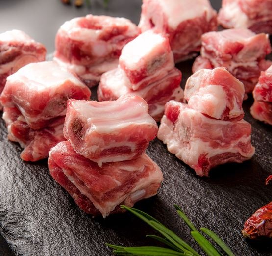 Diced Pork Spareribs (cut cube) 3 lbs - Weee!