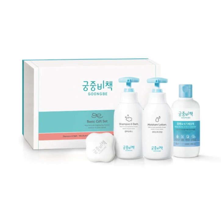 Get GoongBe Basic Gift Set, Shampoo, Bath, Moisture Lotion, Creamy Soap ...