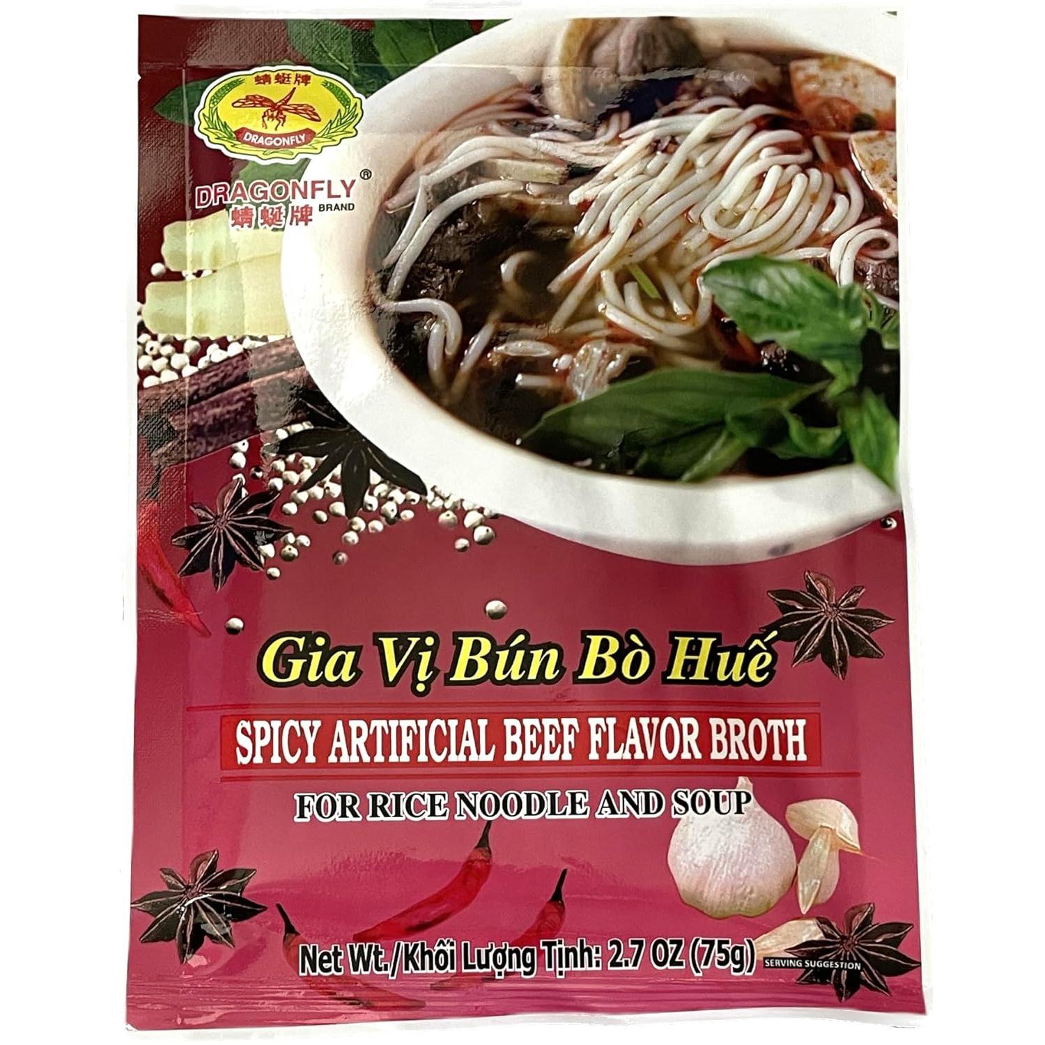 Get Dragonfly Spicy Artificial Beef Flavor Broth ( Gia Vi Bun Bo Hue ...
