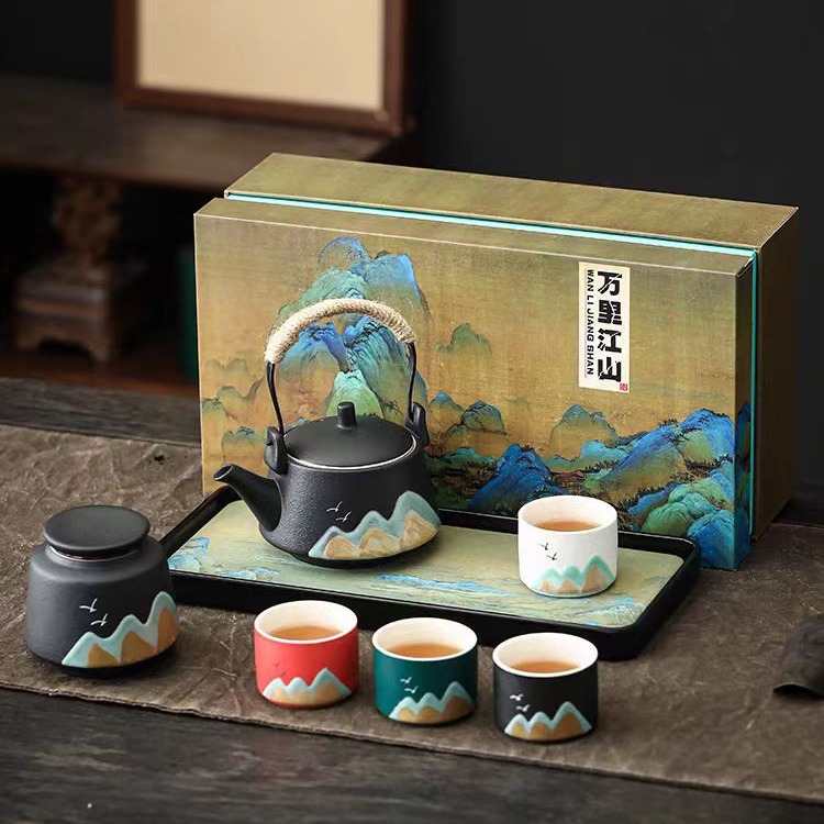 Get Yun Shang Teapot 6-piece gift box 2300g*1 box Delivered | Weee ...