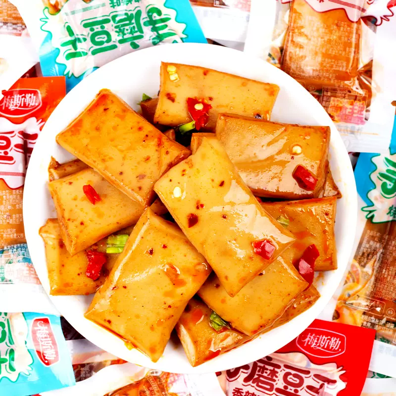 Hand-grinded bean curd q bullet flavor tender flavor snacks loaded ...