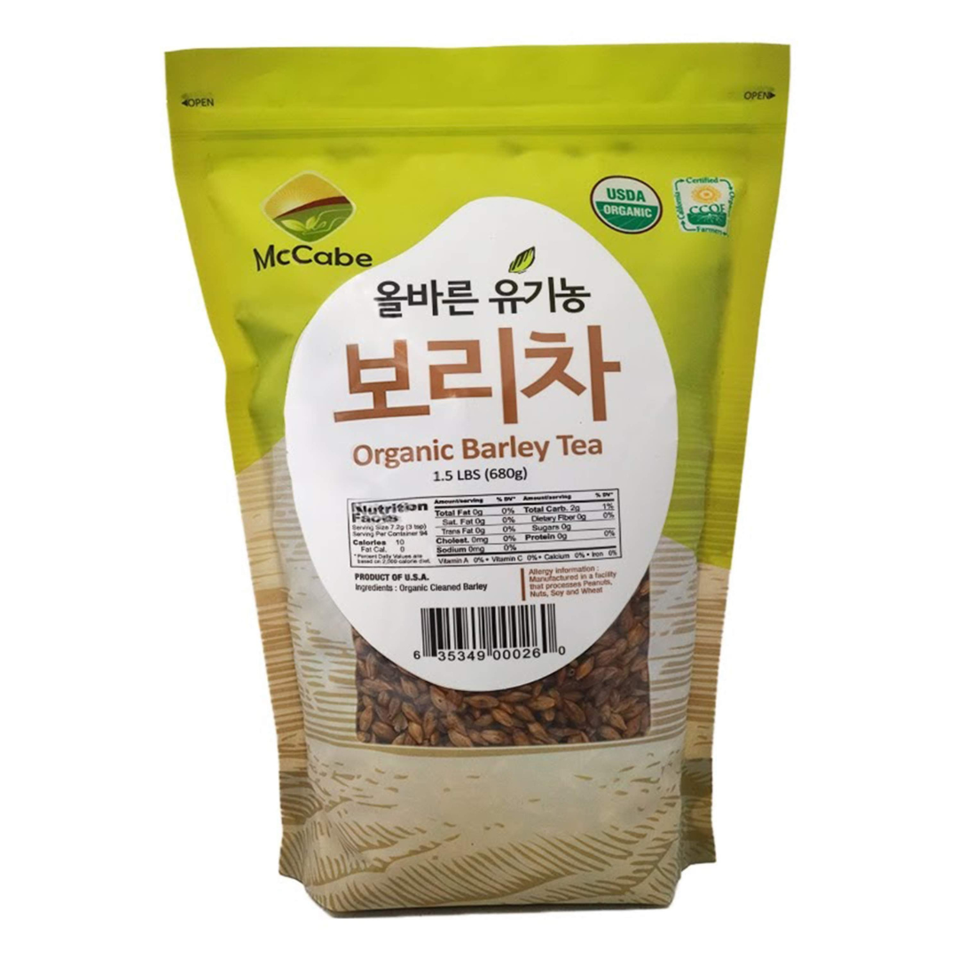 Get McCabe Organic Barley Tea, 1.5 lb (24 oz), USDA Certified Organic ...