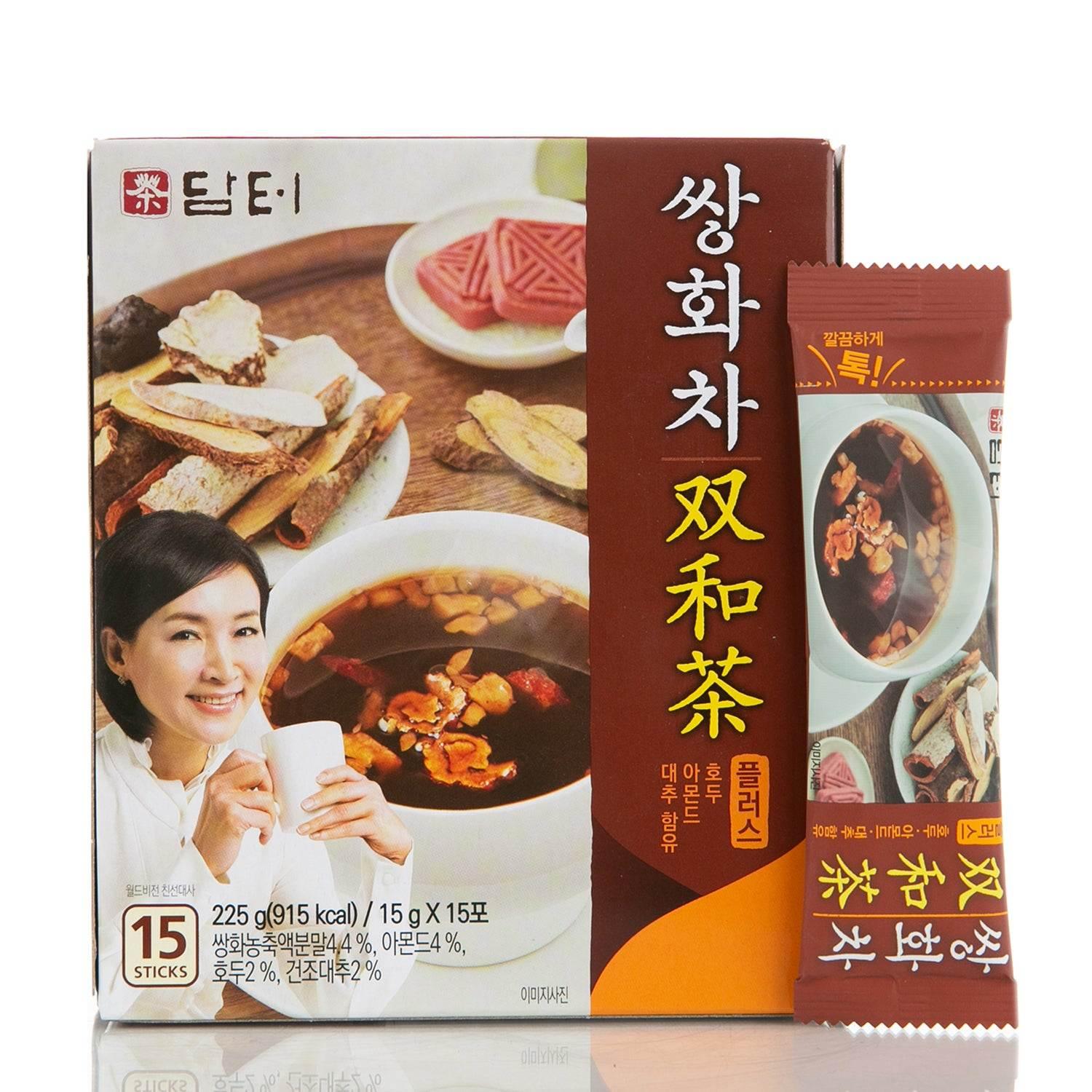 Get Damtuh Korean Traditional Herbal Ssanghwa Powder Tea 15 pcs ...