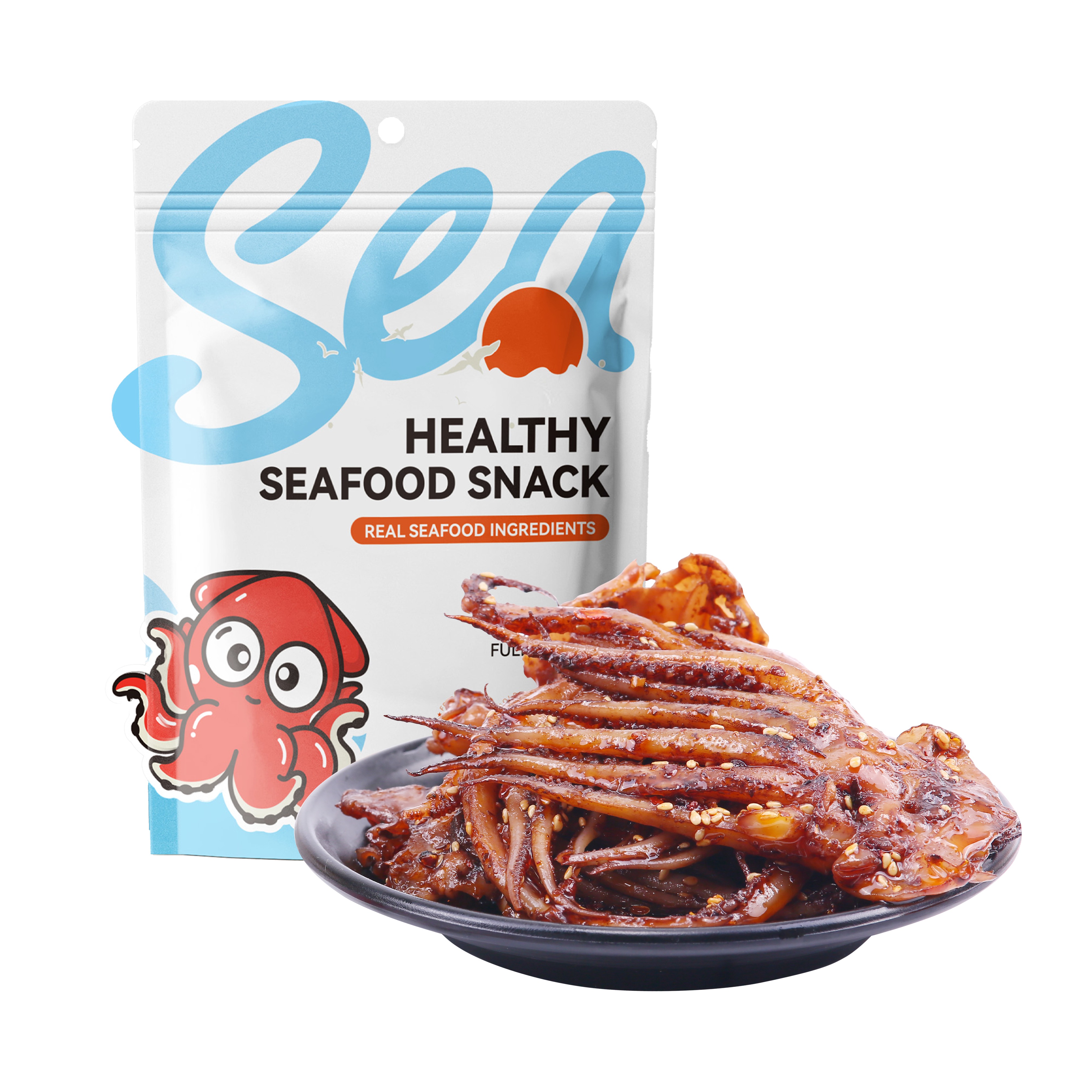 Get Tentacles Of Squid Spicy Low-Fat Snack Seafood Snack American ...