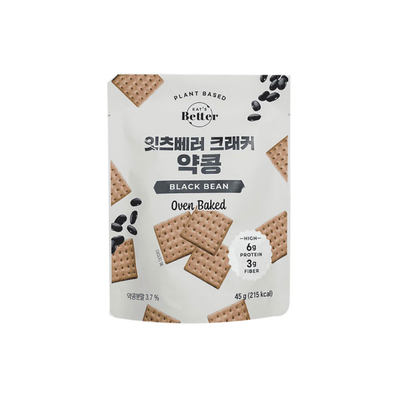 Get EAT'S BETTER CRACKER Black Bean Oven Baked 100% Plant-Based ...