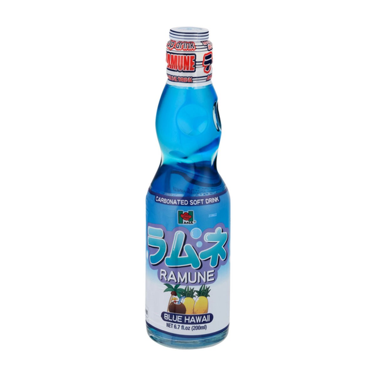 Get Sangaria Ramune Blue Hawaii Carbonated Drink - 6.7fl oz. Delivered ...