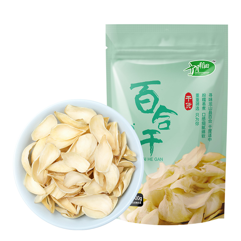 Get October rice field lily slices can take lotus seed tremella mung ...