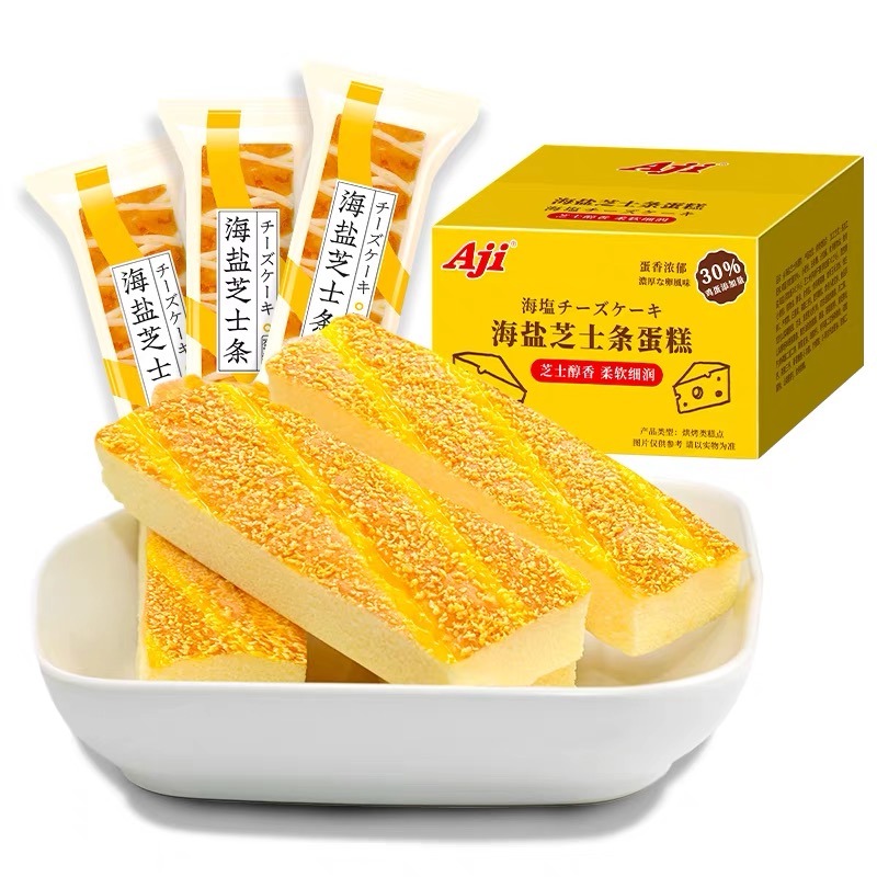 Get Aji Sea Salt Cheese Stick Cake 500g Delivered | Weee! Asian Market