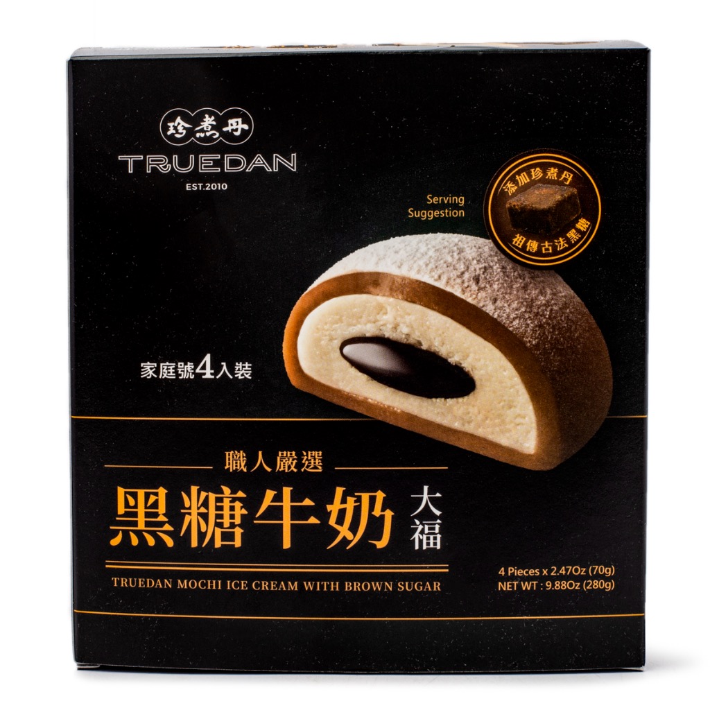 Get Truedan Brown Sugar Milk Mochi Ice Cream Delivered | Weee! Asian Market