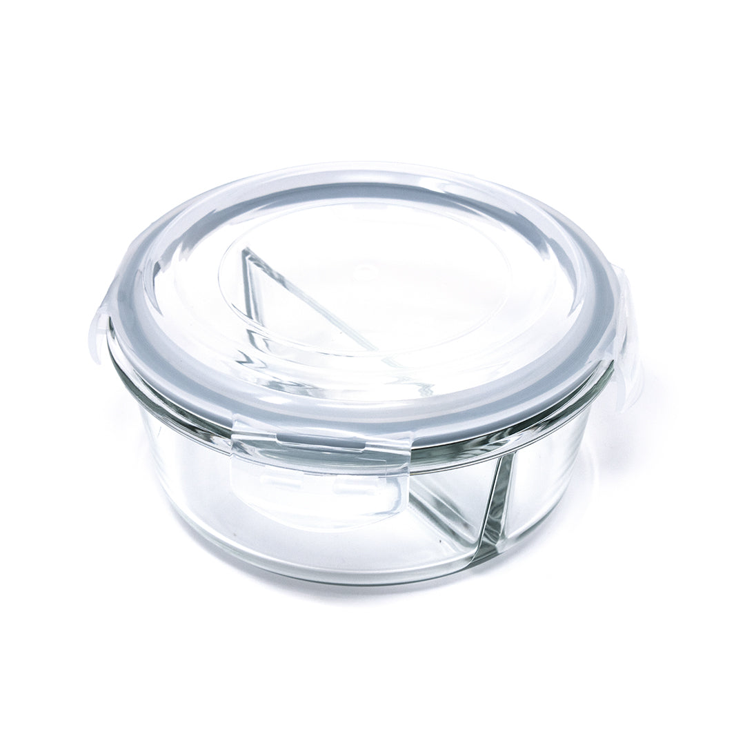 Get HQ Borosilicate Glass Food Containers / Canister with Grey / Clear ...