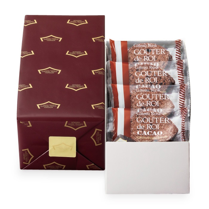 Get GATEAU FESTA HARADA Gouter De Roi Cacao Flavor Rusk 26 pcs ...