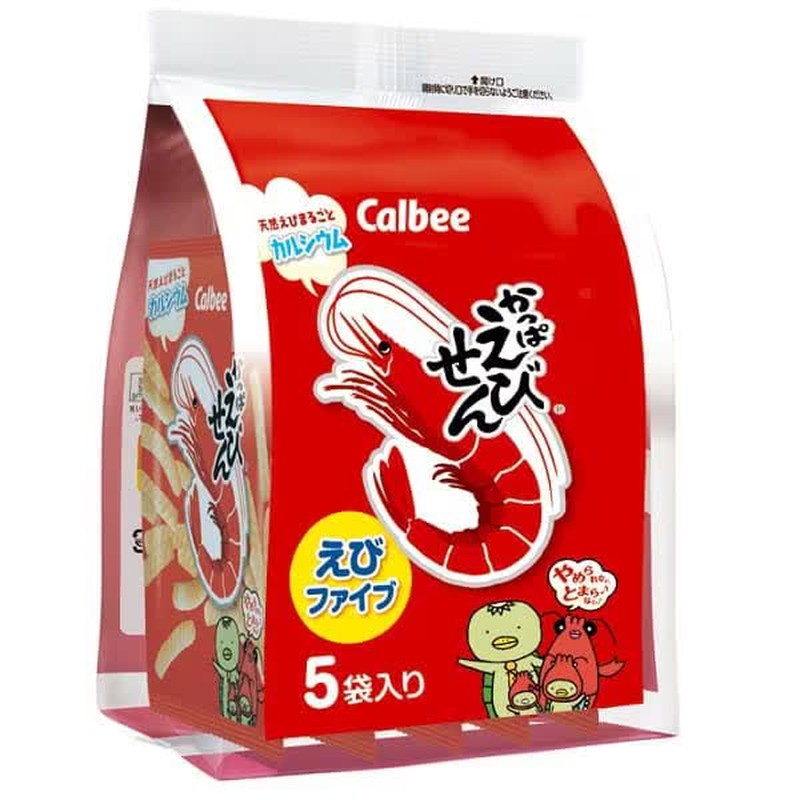Get Calbee Kappa Ebisen Shrimp Five 26g*5 bags Delivered | Weee! Asian ...