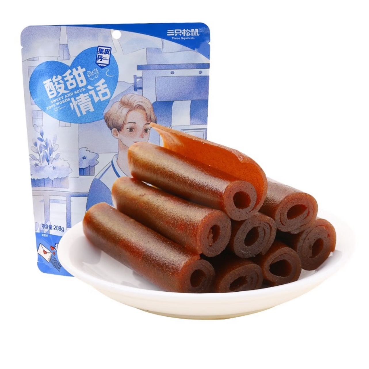 Get Three Squirrels Hawthorn Rolls Delivered | Weee! Asian Market