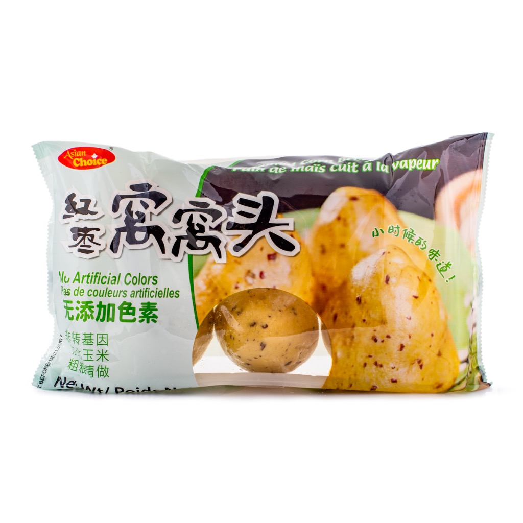 Get Asian Choice Steamed Corn Bread, Frozen 480 g Delivered | Weee ...